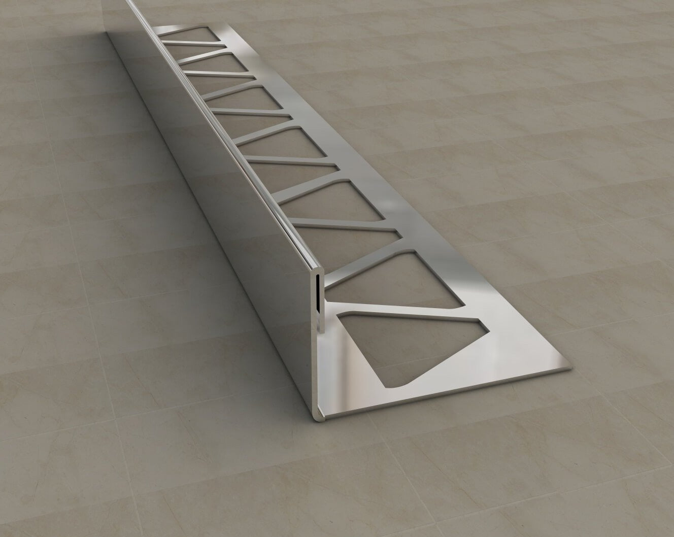 Stainless Steel Straight Edge Tile Trim Profile